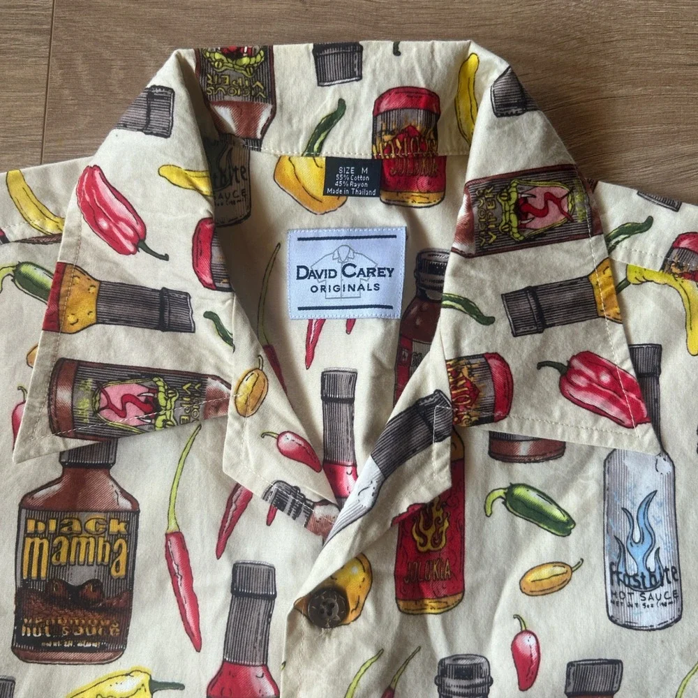David Carey | Shirts | David Carey Originals Mens Hot Sauce Chili ...